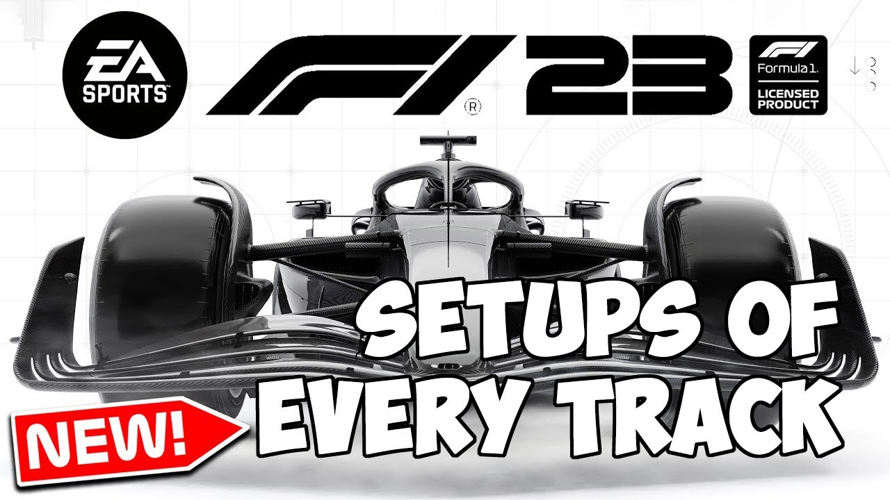 F1 23 - Setup of every track in Game TT - YouTube