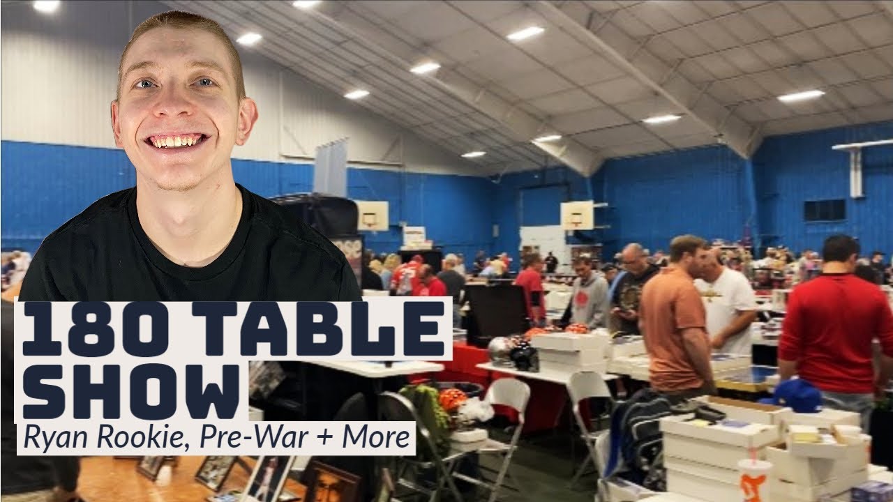 180 Table Cincinnati Ohio Card Show Pickups - YouTube