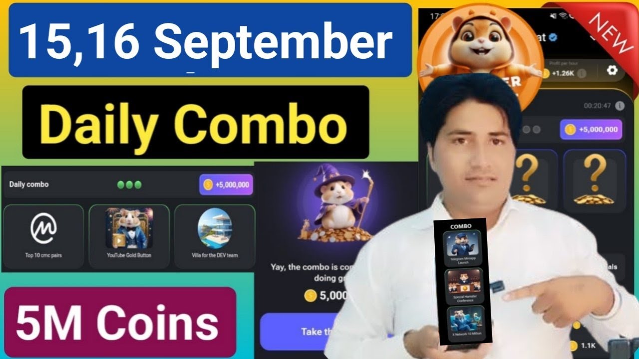 15 September Daily Combo | Hamster Kombat Daily Combo Today | 16 ...