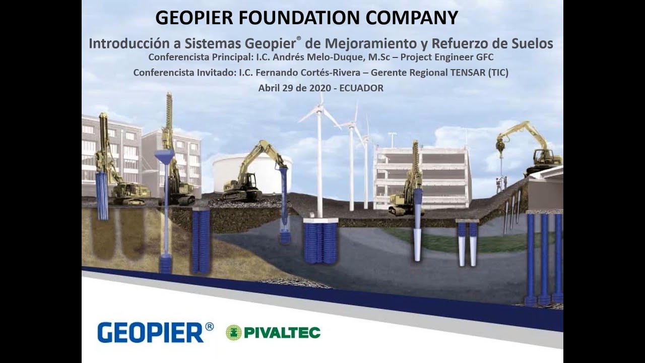 Seminario web de introducción a los sistemas Geopier® (Ecuador-PIVALTEC ...