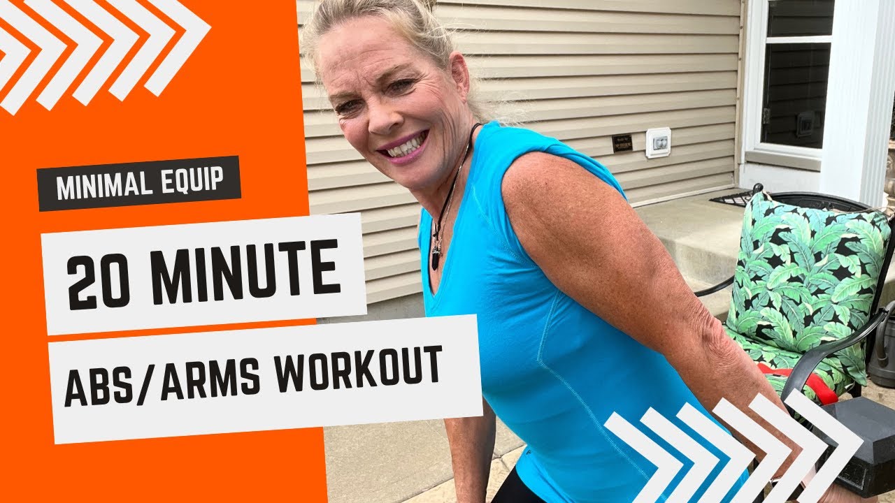 20 MIN ARMS AND CORE WORKOUT | Follow Along Minimal Equipment - YouTube