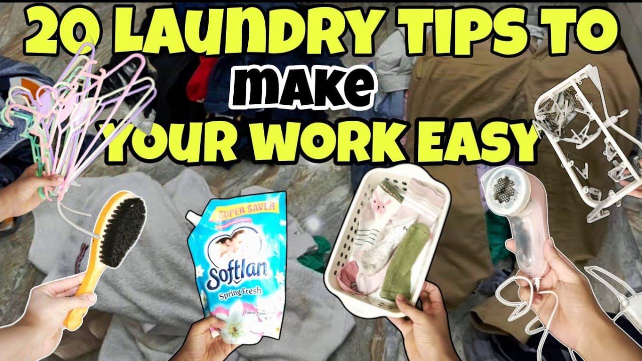 20 Amazing laundry tips to do laundry perfectly and maintain laundry ...