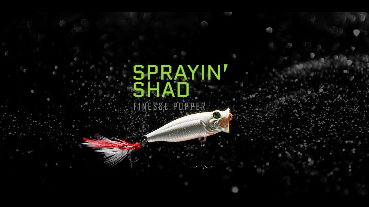 All New Mach Sprayin' Shad Finesse Popper 💥 - YouTube