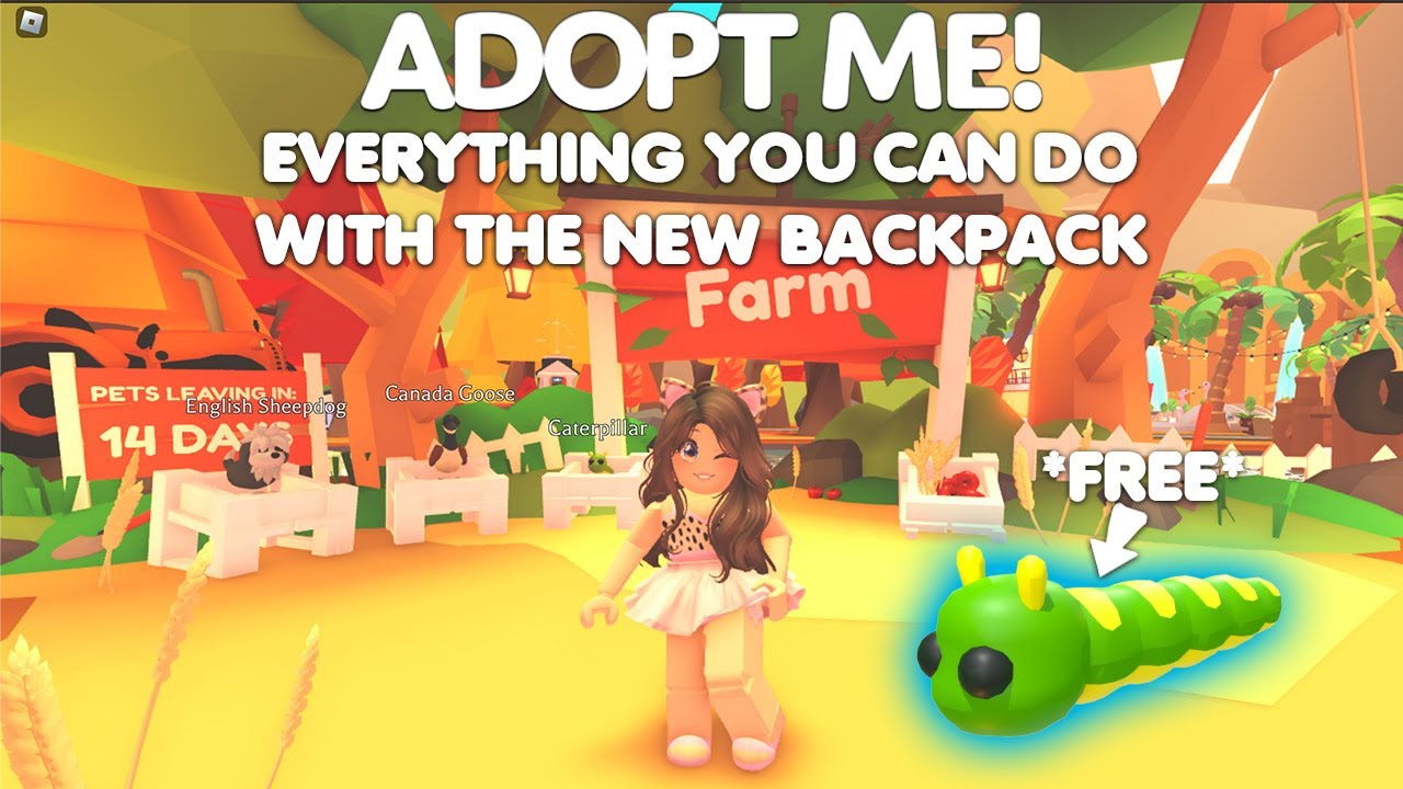 EVERYTHING YOU CAN DO WITH THE NEW BACKPACK + FARM PETS *NEON ...