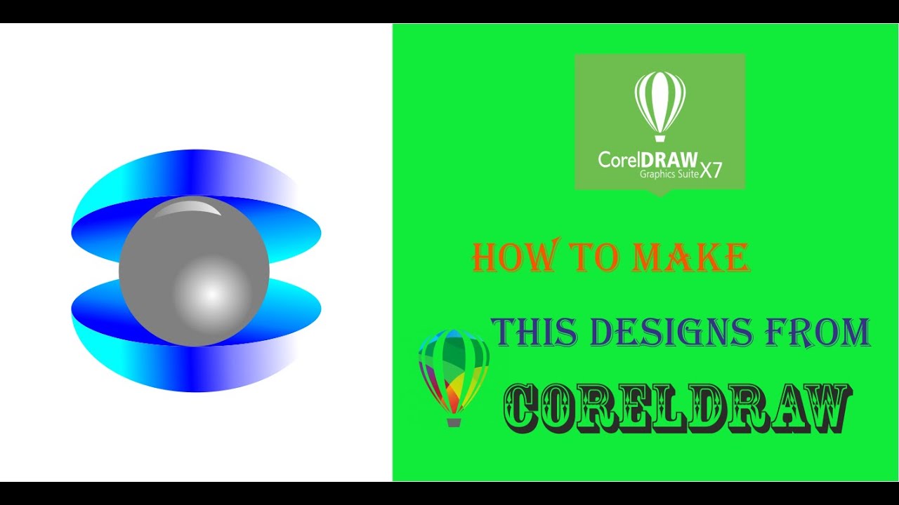 how to create illustration logo with circle tool of coreldraw # ...