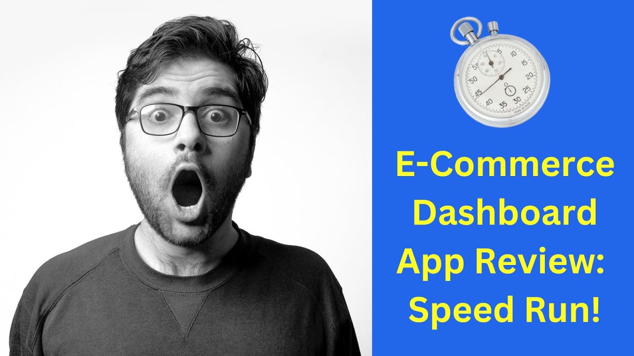 SPEED RUN: e-commerce dashboard app review in under 10 minutes - YouTube