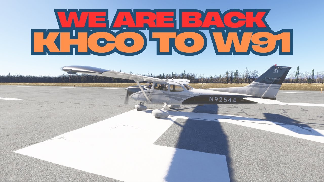 🛫 We are back. C172 G1000 to KHCO to W91 - YouTube