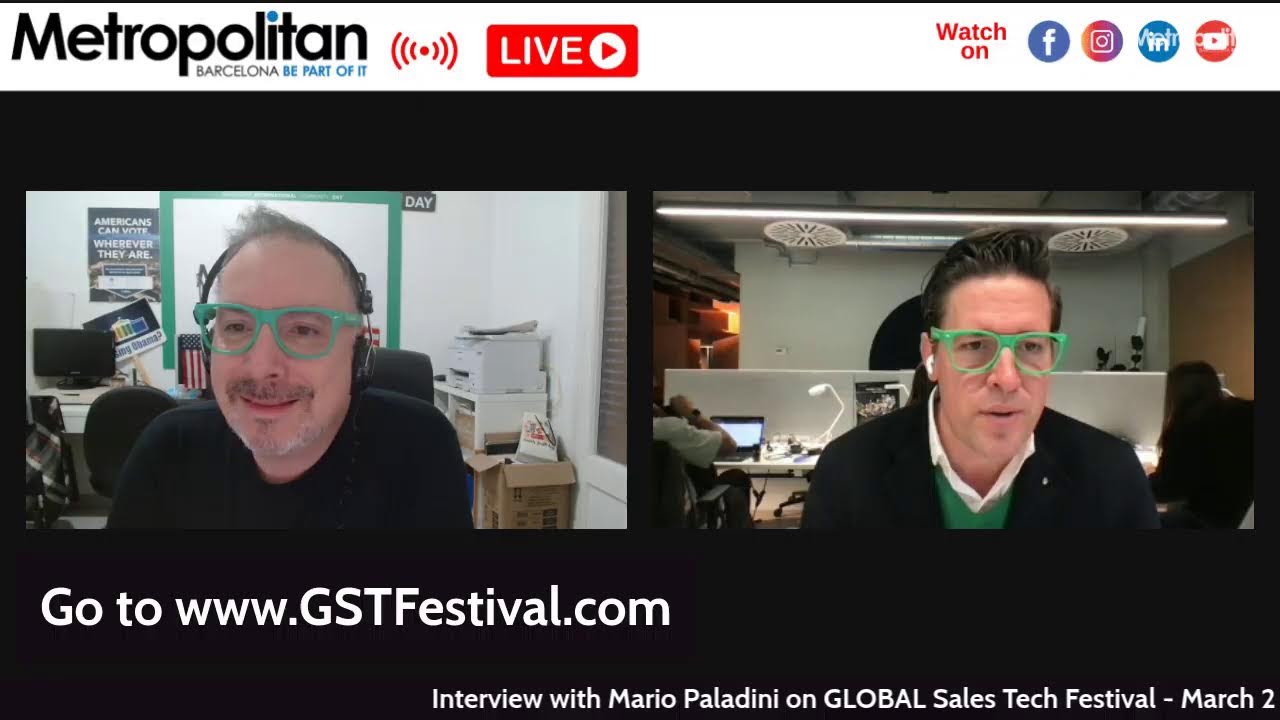 Mario Paladini on Global Sales Tech Festival 2025 - YouTube