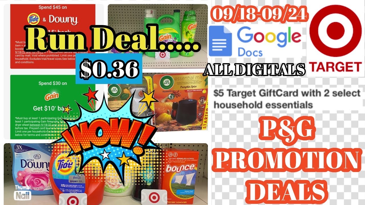 Target Best All Digital Haul 09/18-24|New P&G Promotion|Wyb 2 Get Back ...