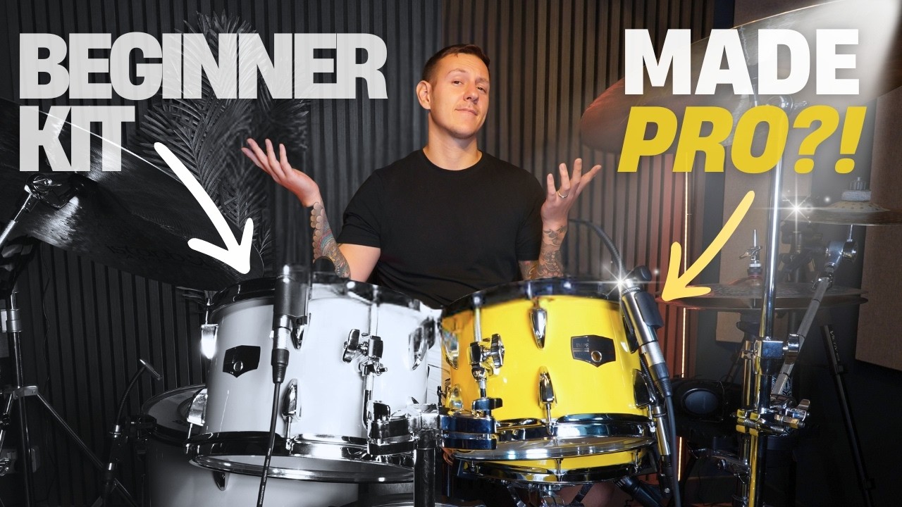 How to Make a Beginner Drum Set Sound Professional - YouTube