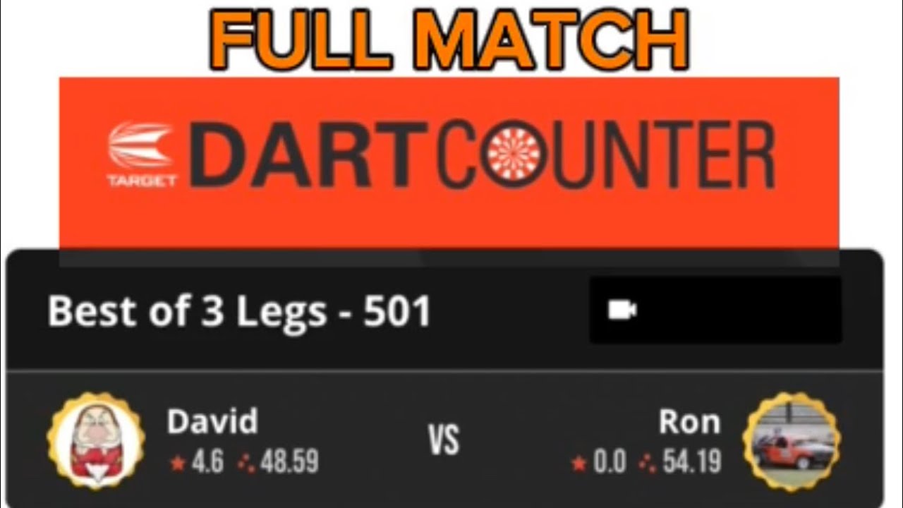 FULL ONLINE MATCH - BEST OF 3 LEGS - DART COUNTER - YouTube