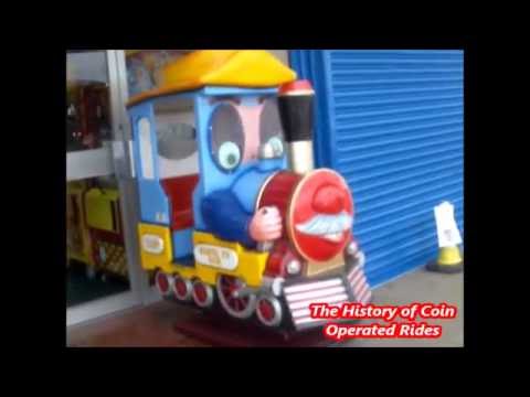 1990s Coin Operated Steam Engine Kiddie Ride - Santa Fe Sam - YouTube