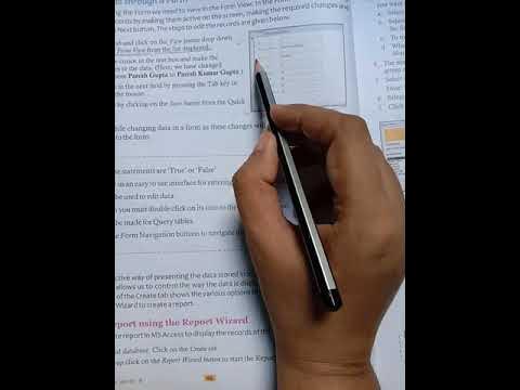 CBSE, Computer,Class-8,Chapter-3,More About MS Access - YouTube