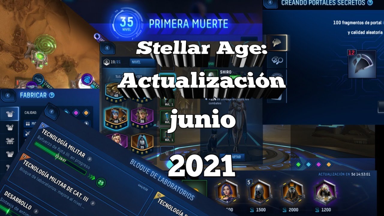 Stellar Age: Actualización junio 2021 - YouTube