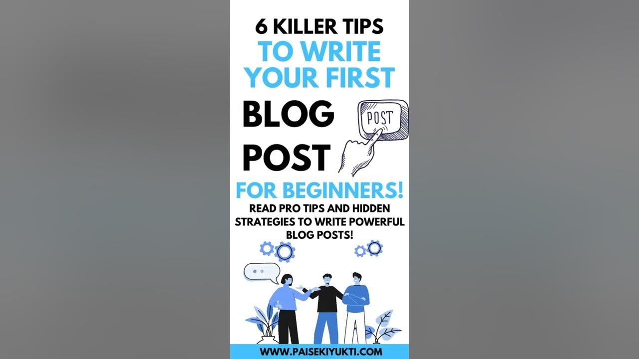 How To Write Blog Post Youtube
