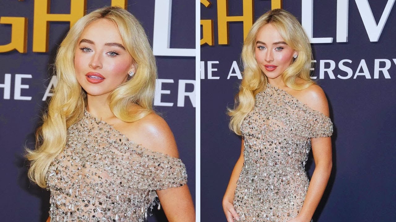 Sabrina Carpenter Stuns in Daring Versace Gown at SNL’s 50th – Fans Can ...