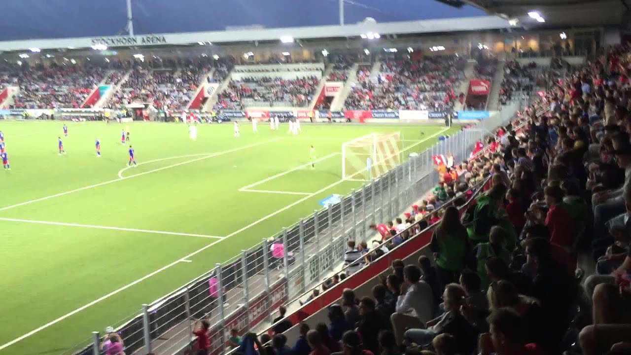 Schweiz-Lichtenstein Stockhorn Arena Thun 3:0 - YouTube
