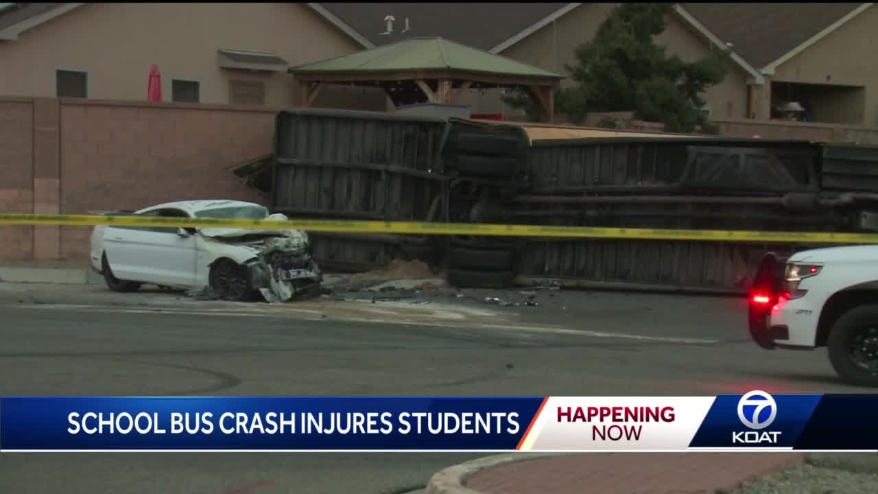 23 students were aboard school bus that rolled over in crash ...