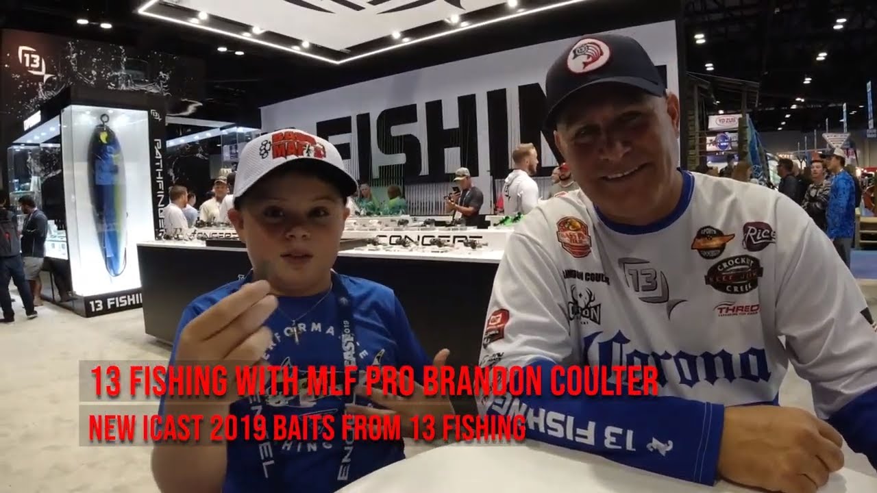 13 Fishing new baits unveiled ICAST 2019 with MLF Pro Brandon Coulter ...