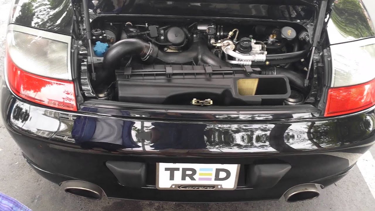 996tt X50 engine, cover open - YouTube