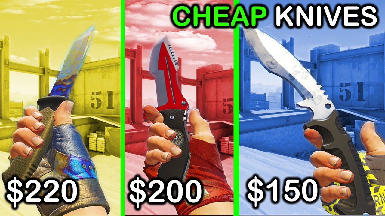 The *BEST* Cheap CS2 KNIVES (UNDER $200!) - YouTube