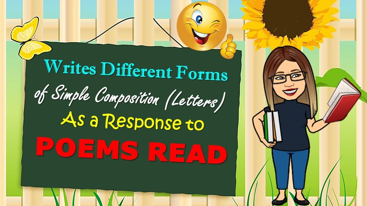 WRITES DIFFERENT FORMS OF SIMPLE COMPOSITION (LETTERS) AS A RESPONSE TO ...