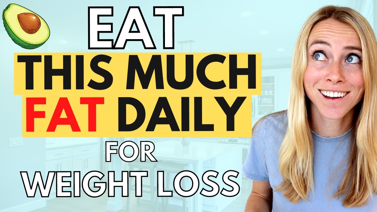How Much Fat Do You REALLY Need To Eat Per Day? [+ Examples] - YouTube