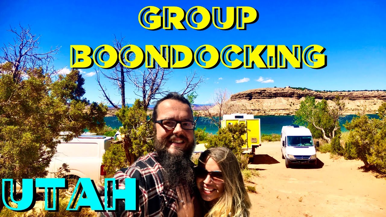 Group Boondocking in Utah #boondocking #Utah #vanlife - YouTube