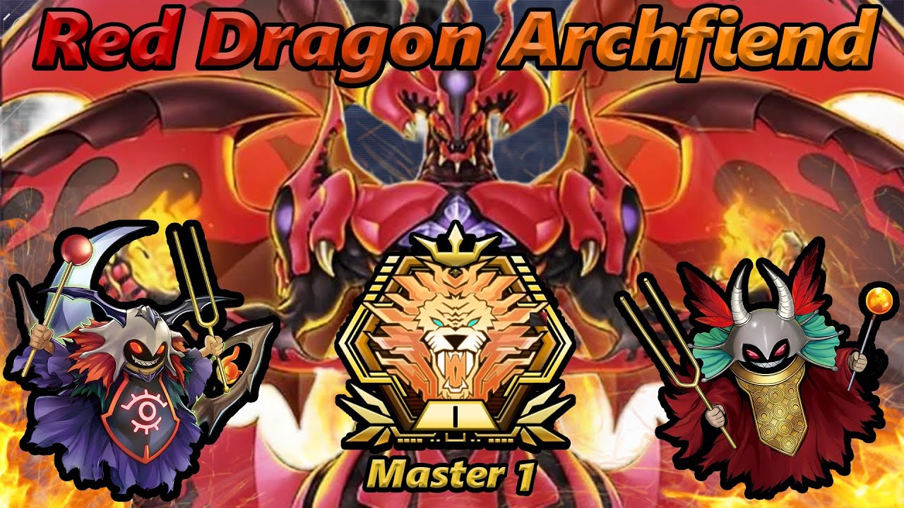 Master 1! Red Dragon Archfiend Enjoyer Crushes Meta Again! Deck List ...