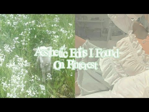 Aesthetic Edits I Found On Pinterest! - YouTube