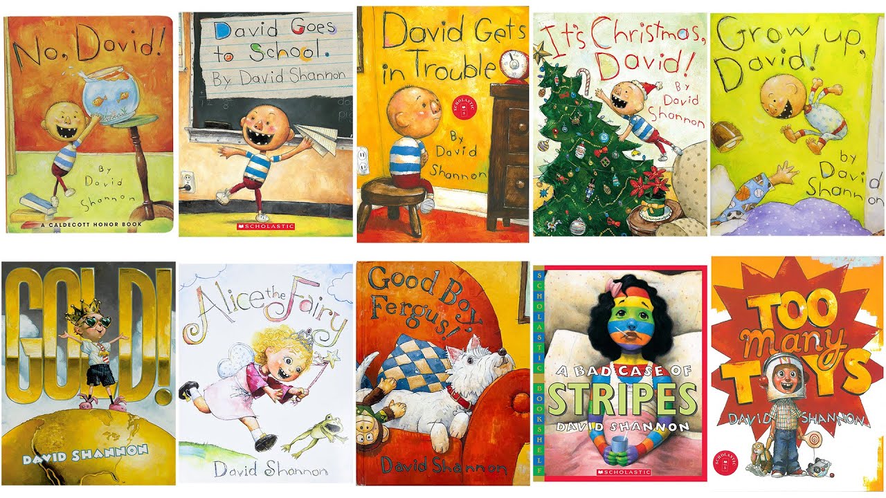 David Shannon | 10 Books | Compilation | Caldecott Honor | Kids Book ...