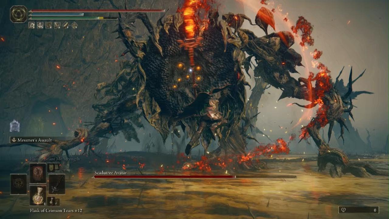 Elden Ring Shadow of The Erdtree DLC | Scadutree Avatar Boss fight ...