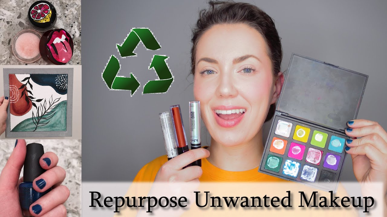 How To Repurpose Makeup - YouTube