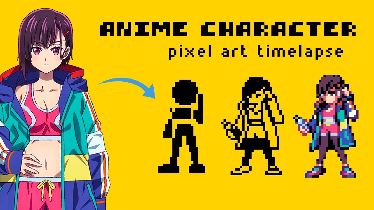 Anime Pixel Art