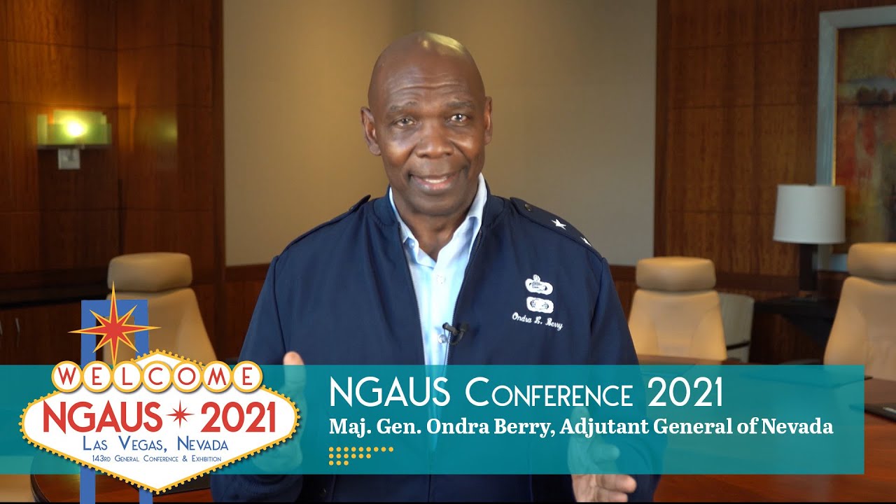 General Berry Welcomes NGAUS to Vegas for Guard Con 2021! - YouTube