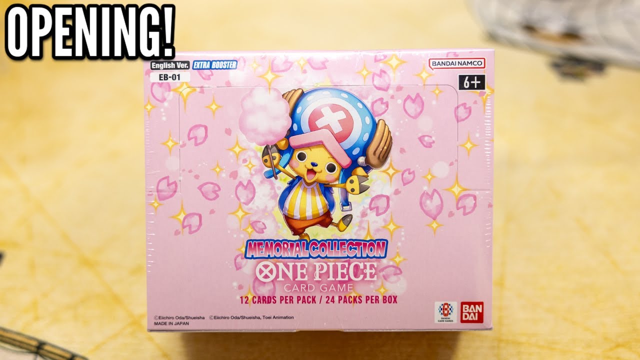 EB-01 BOOSTER BOX OPENING! ONE PIECE TCG UNBOXING! - YouTube