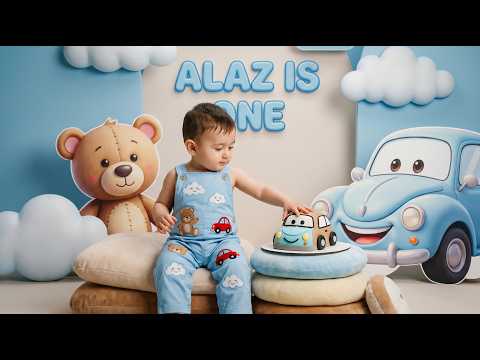 Alaz 1 Yaş doğum günü (4K UHD Video) 🎂 | @aa-studio-BG