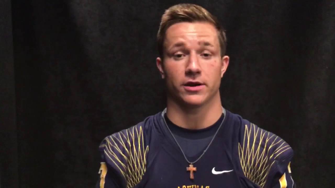 1-on-1 with Notre Dame LB commit Drew White - YouTube