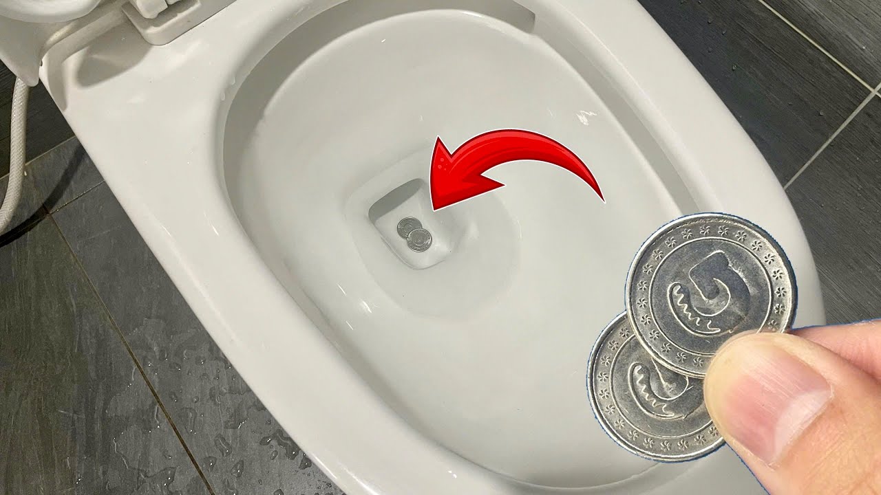 Put Coins in the Toilet and Amazing Results! Unbelievable - YouTube