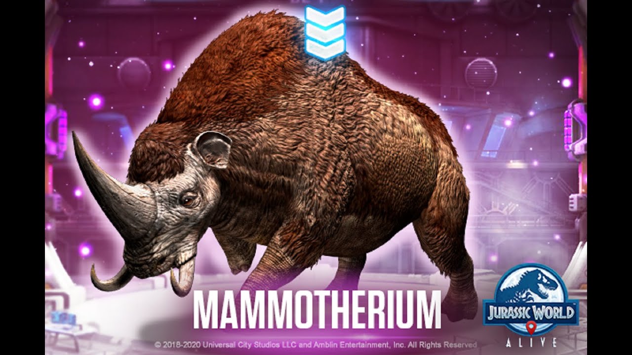 Jurassic World Alive - Creating MAMMOTHERIUM! - YouTube