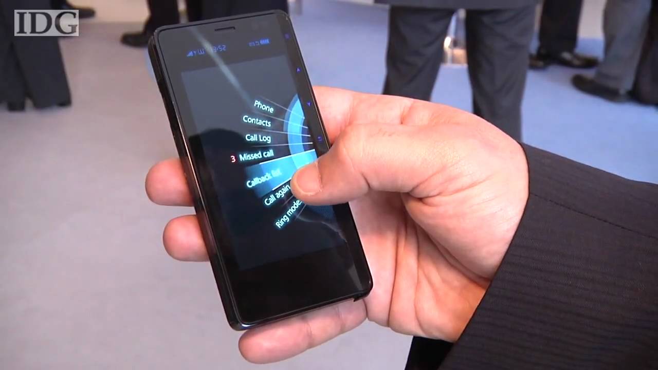 MWC - The First Else cell phone brings a unique interface - YouTube