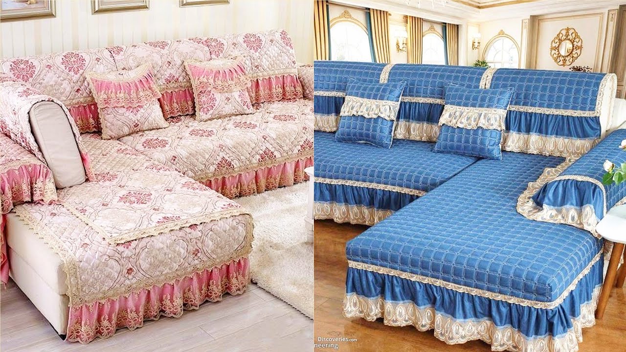Most Impressive Gorgeous Designer Frilly Sofa Chair Cover Design Ideas ...