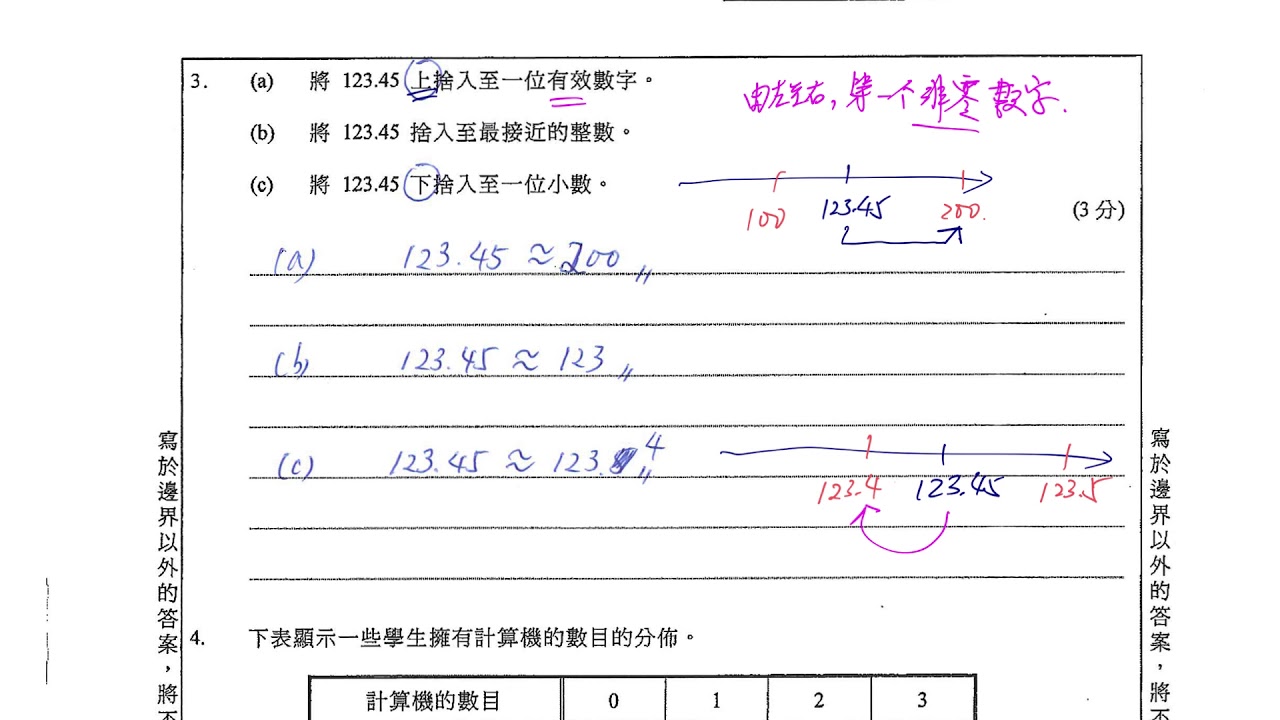 DSE 數學 2014 卷一 MATHS PAPER 1 Q3 Q4 - YouTube