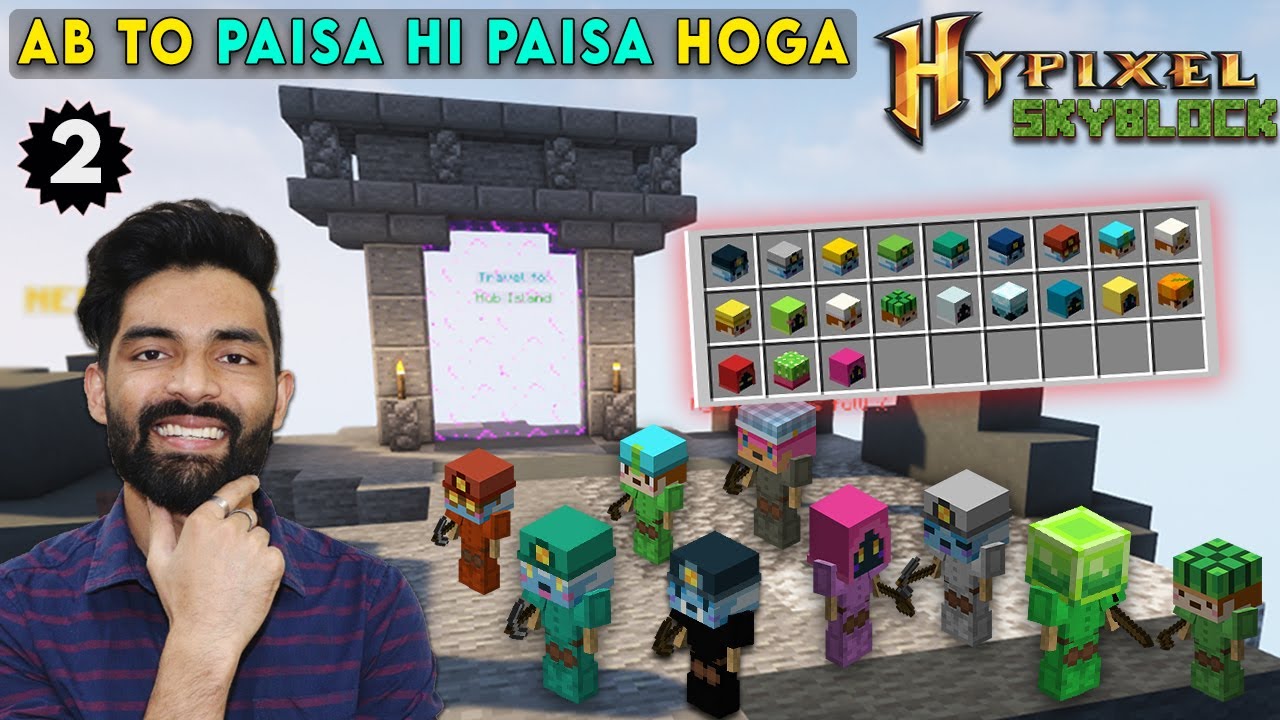 Collecting Every Minion in Hypixel Skyblock #2 - YouTube