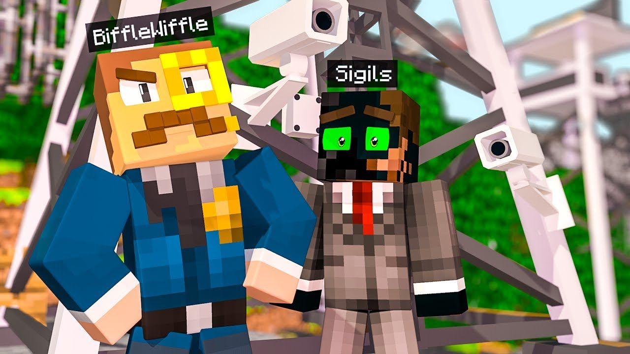 I Built POLICE *SPY* CAMERAS In Camp Minecraft! - YouTube