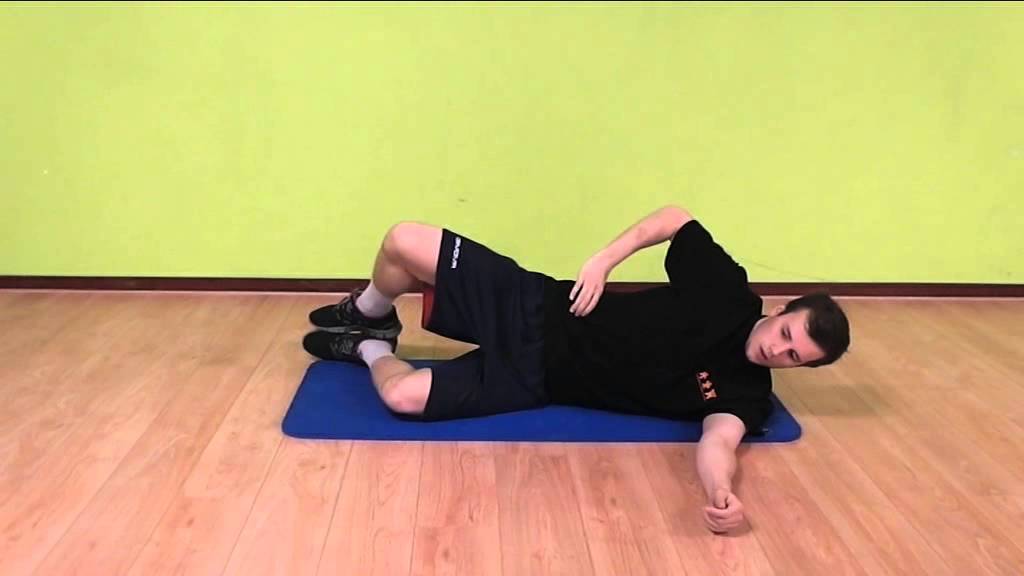 Oefening bilspier zijlig - YouTube