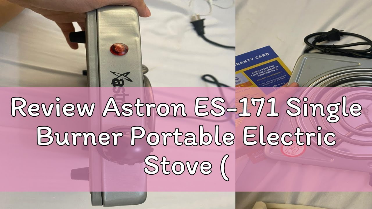 Review Astron ES-171 Single Burner Portable Electric Stove (Gray ...