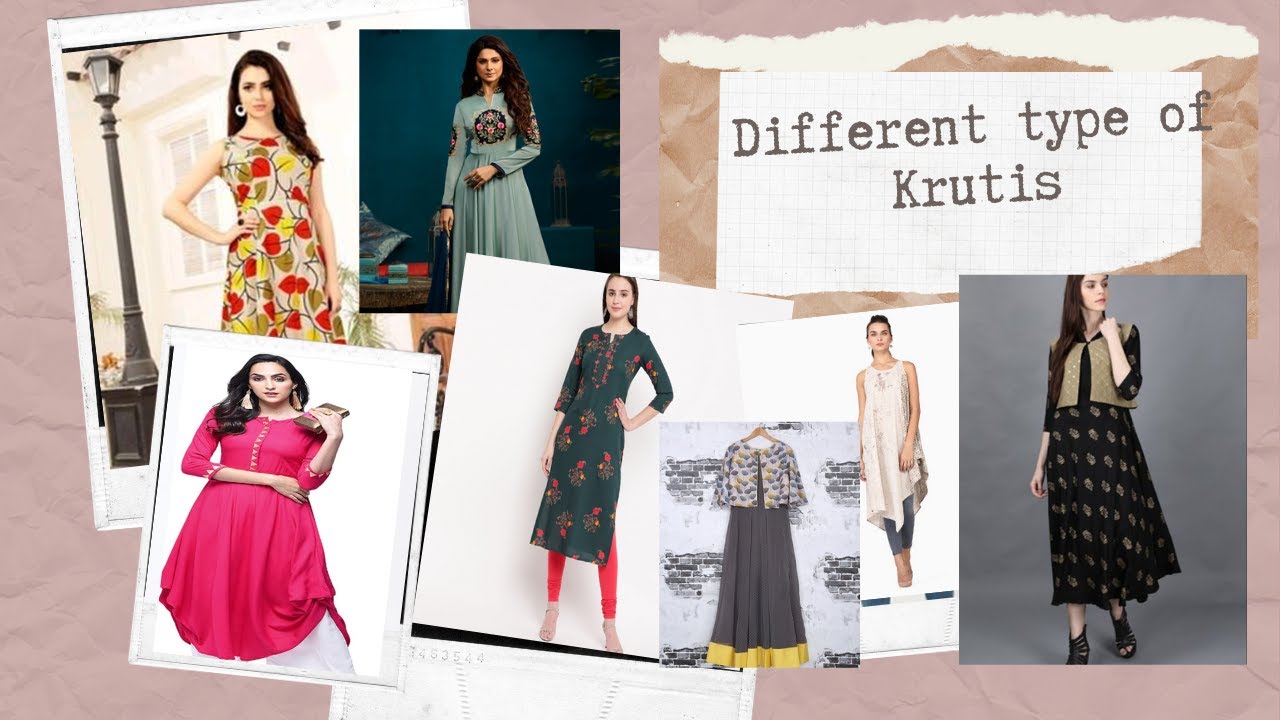 34 Different type of Kurtis for females | Kurtis Name👱‍♀️ - YouTube