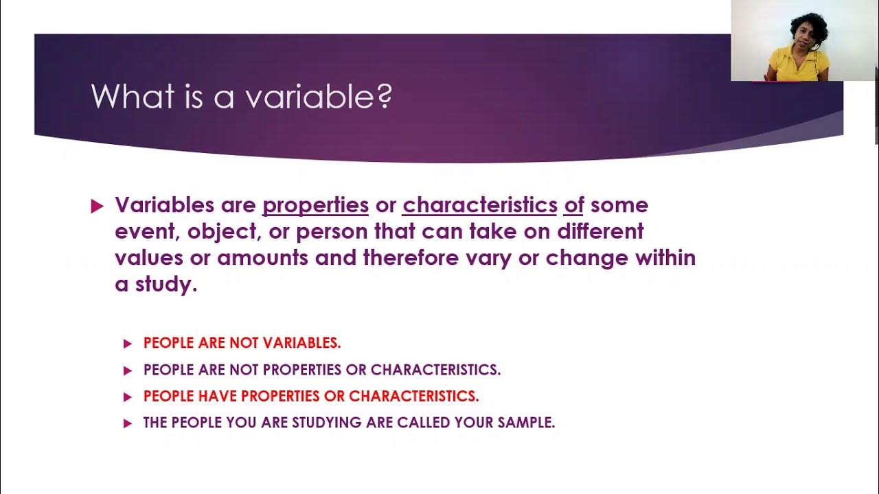 What is a Variable - YouTube
