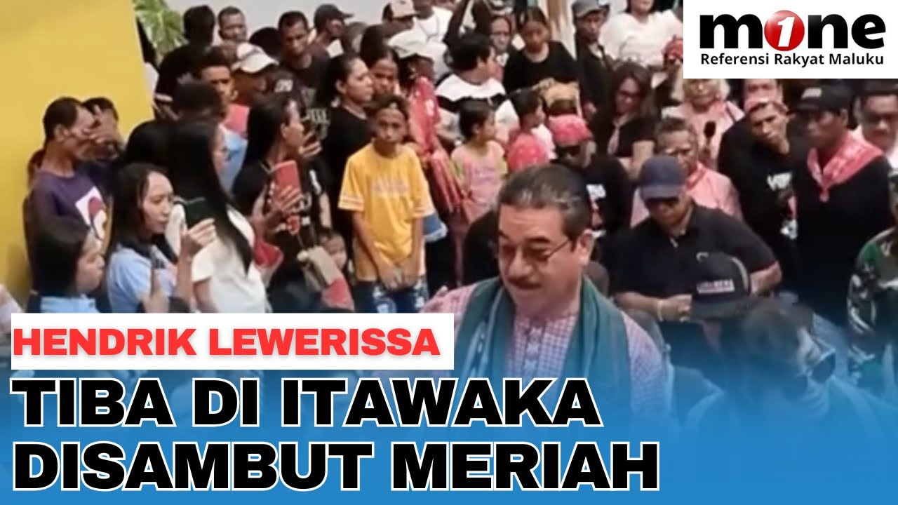 Gubernur Maluku, Hendrik Lewerissa Tiba di Negeri Itawaka Saparua ...